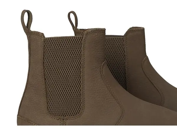 Toms Griffin Water Resistant Leather Chelsea Boots - Brown