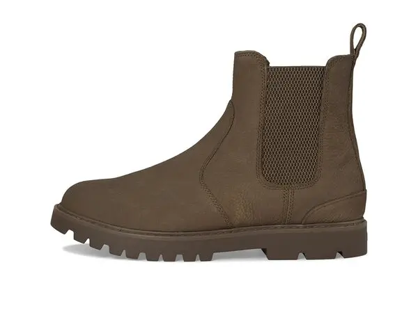 Toms Griffin Water Resistant Leather Chelsea Boots - Brown
