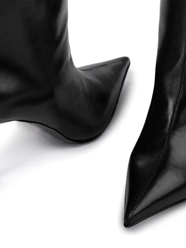 LE SILLA Bella 120mm Leather Boots - Black