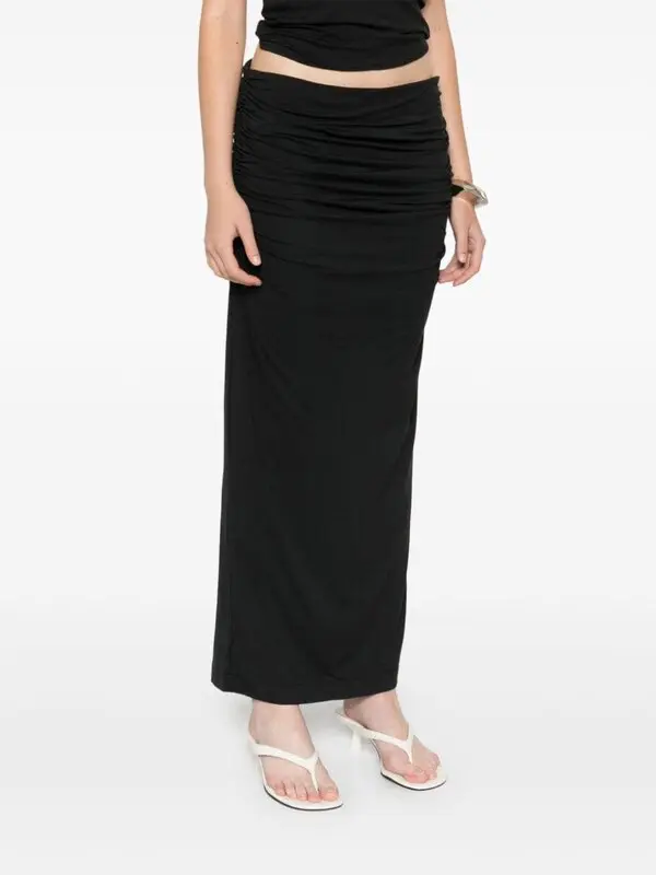 ENTIRE STUDIOS Surge Maxi Skirt - Black