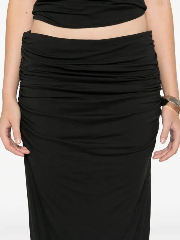 ENTIRE STUDIOS Surge Maxi Skirt - Black