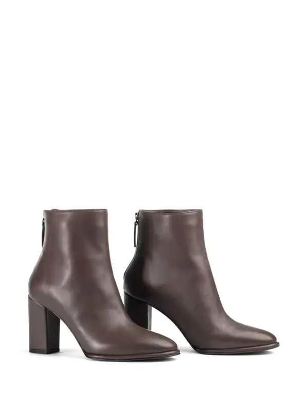 LE SILLA Elsa 90mm Leather Ankle Boots