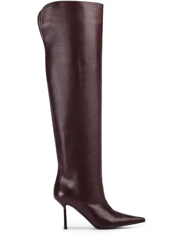 LE SILLA Bella 120mm Leather Boots