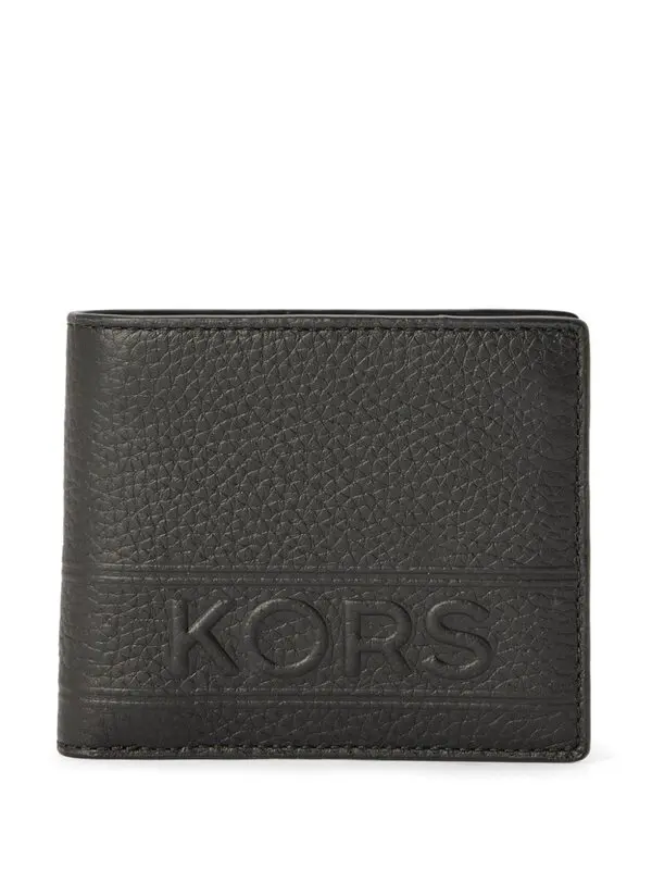 Michael Kors Hudson Leather Wallet - Black
