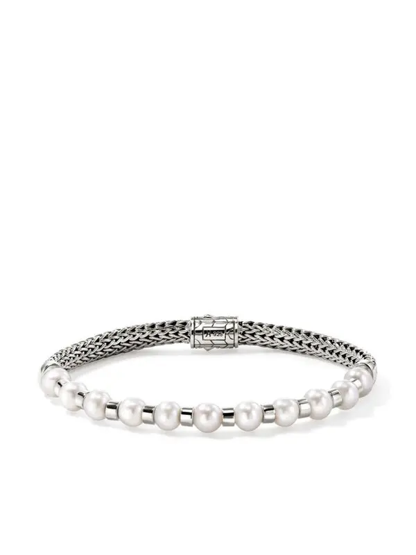 John Hardy Essential Pearl Bracelet - Silver