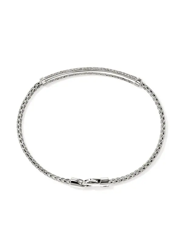 John Hardy Essential Diamond Bracelet - Silver