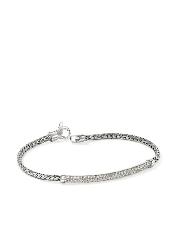 John Hardy Essential Diamond Bracelet - Silver