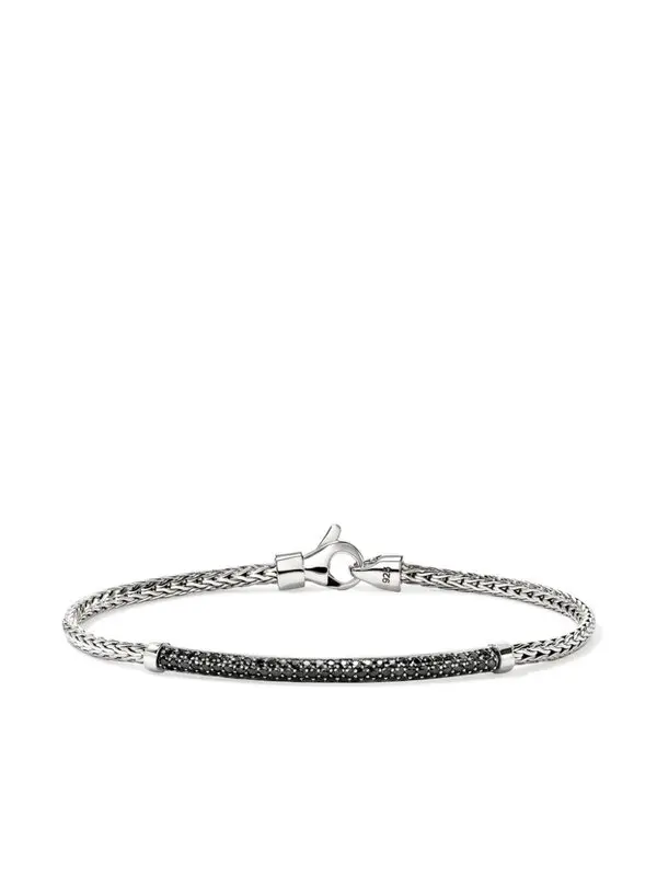 John Hardy Essential Pavé Bracelet, Silver Editorialist