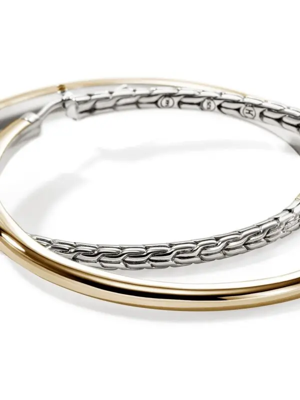 John Hardy 14kt Jh Essential Hoop Earrings