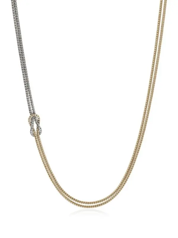 John Hardy 14kt Love Knot Necklace - Gold