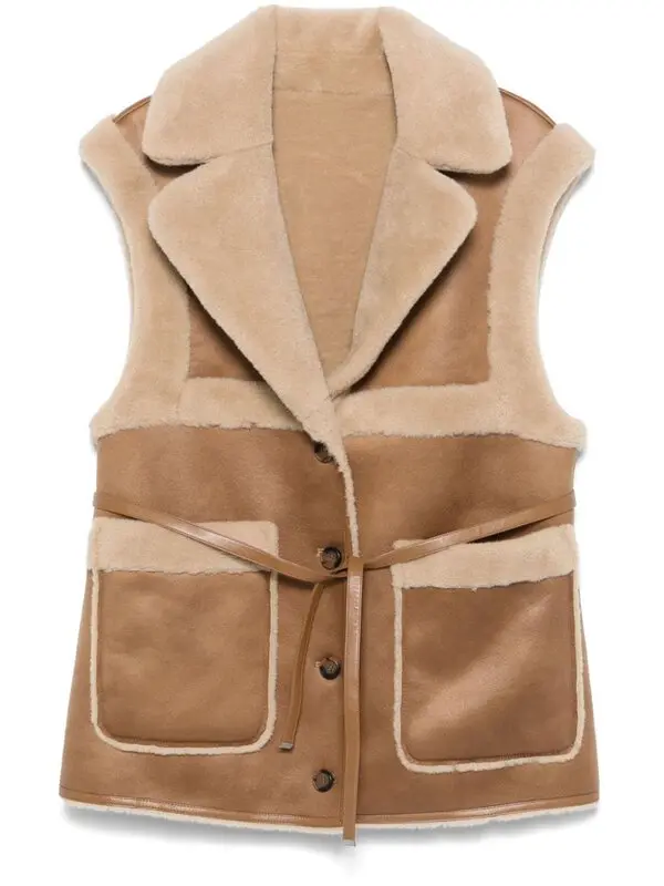 URBANCODE Belted Waistcoat - Neutrals
