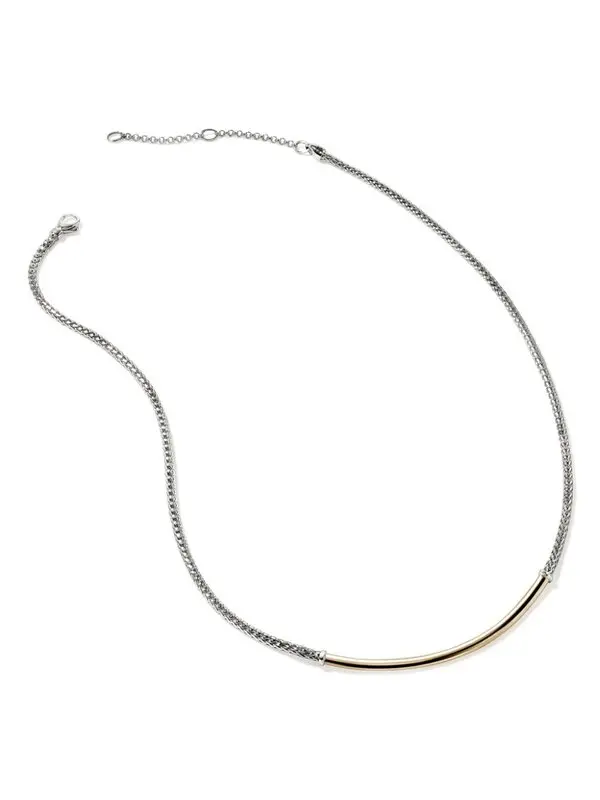 John Hardy 14kt Gold Jh Essential Chain Necklace - Silver