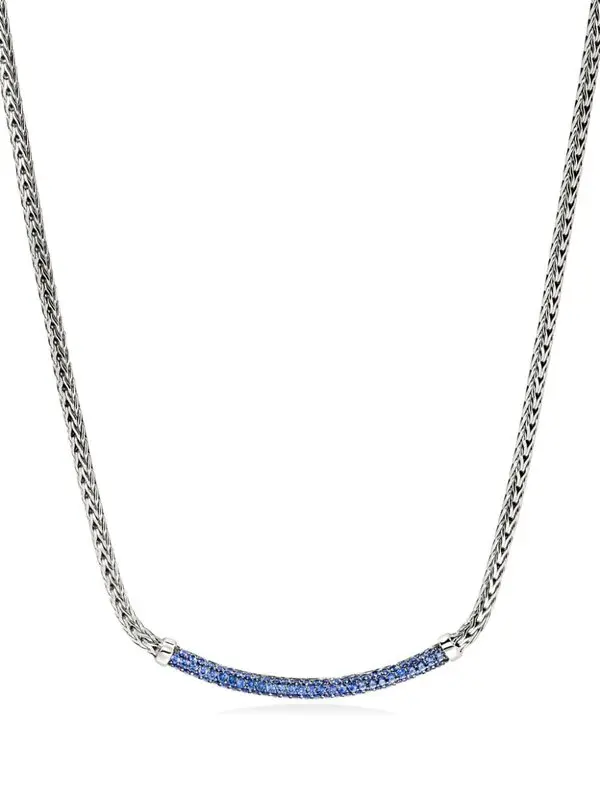 John Hardy Essential Sapphire Necklace - Silver
