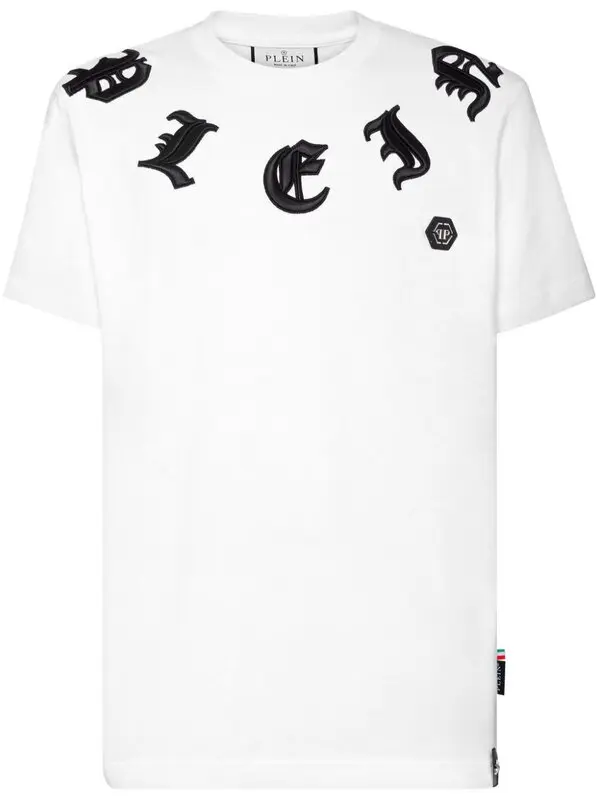Philipp Plein Ss Gothic Plein T-shirt - White