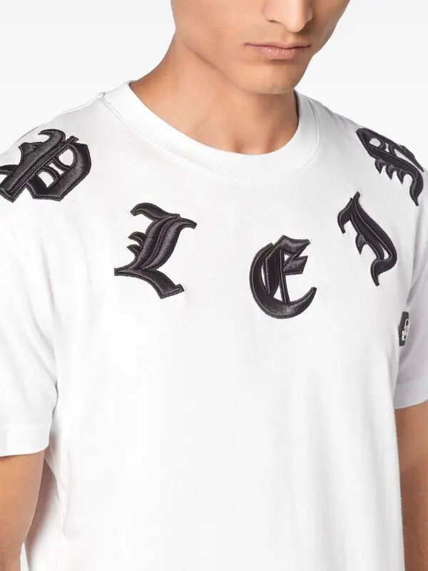 Philipp Plein Ss Gothic Plein T-shirt - White