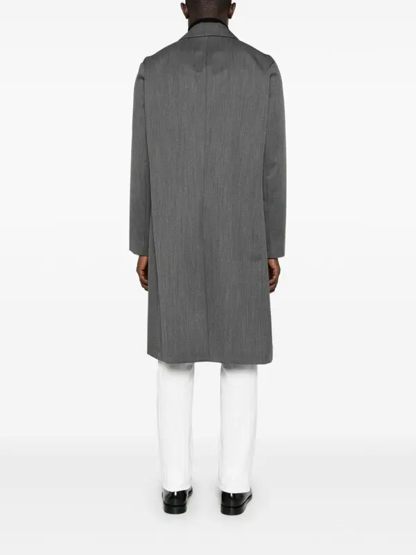 LARDINI Wool Twill Coat
