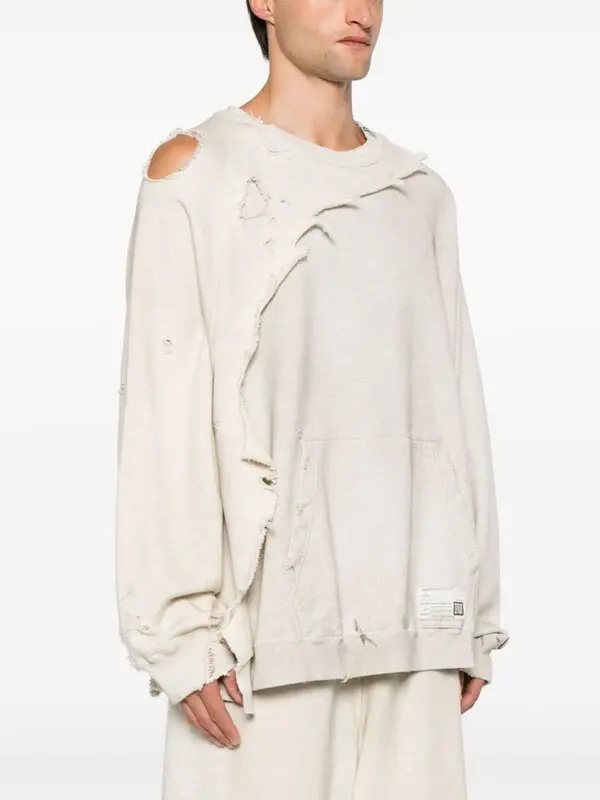 Mihara Yasuhiro Distressed-effect Sweatshirt