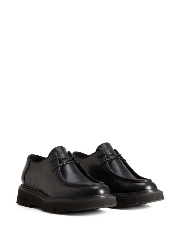 Woolrich Leather Derby Shoes - Black