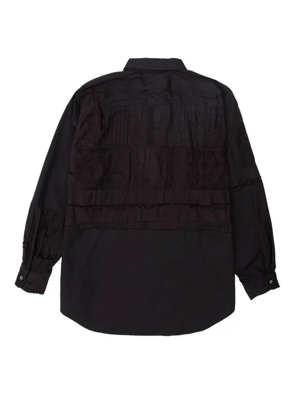 Engineered Garments Patchwork Short-collar Shirt