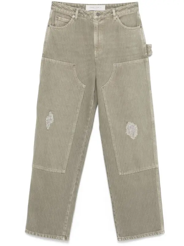 GOLDEN GOOSE Marley Painter Jeans - Green