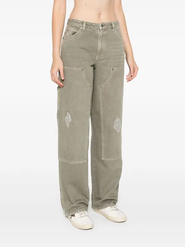 GOLDEN GOOSE Marley Painter Jeans - Green