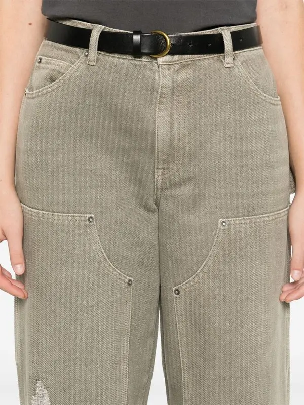 GOLDEN GOOSE Marley Painter Jeans - Green
