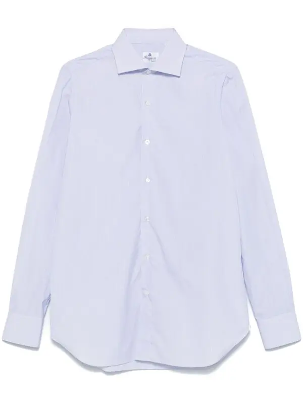 FINAMORE 1925 Striped Shirt - Blue