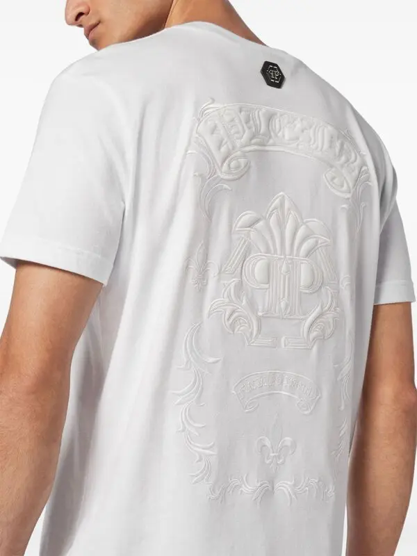 Philipp Plein Ss Gothic Plein T-shirt - White
