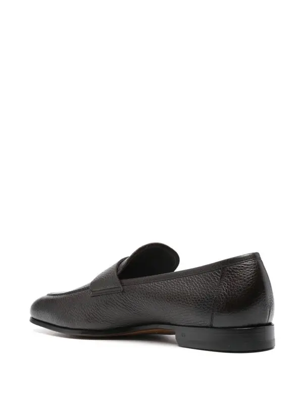 TOM FORD Grain Dover Buckle Loafers