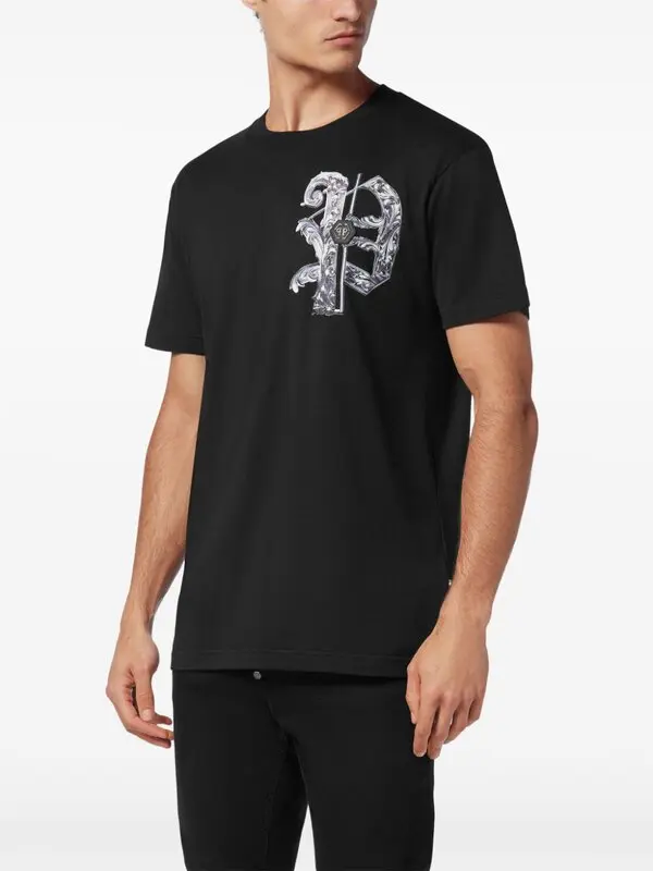 Philipp Plein Ss Skull-print T-shirt - Black