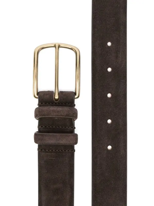 Officine Creative Suede Belt - Brown