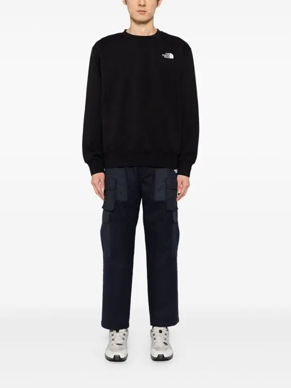 The North Face Logo-embroidered Long-sleeved Sweatshirt