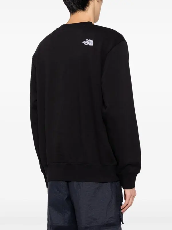 The North Face Logo-embroidered Long-sleeved Sweatshirt