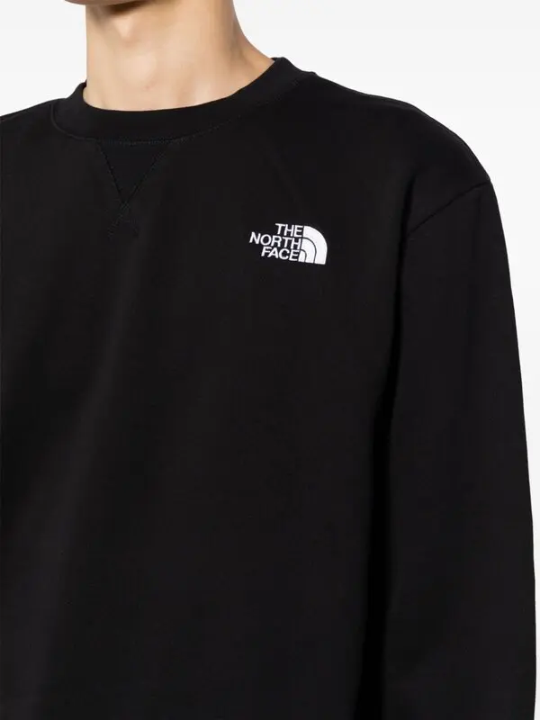 The North Face Logo-embroidered Long-sleeved Sweatshirt