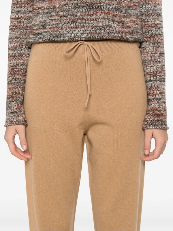 Fabiana Filippi Knitted Track Pants - Brown
