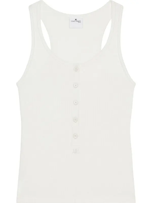 COURREGES 90's Ribbed Tank Top