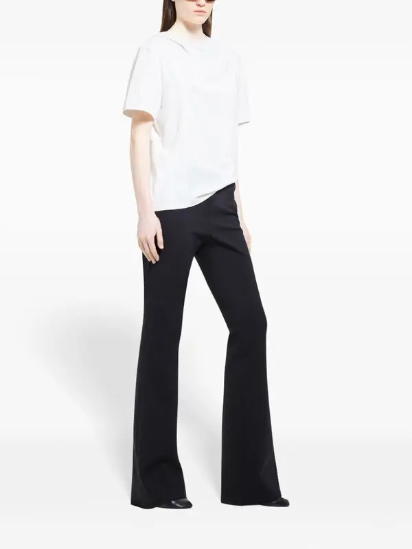 COURREGES Cotton Hooded T-shirt