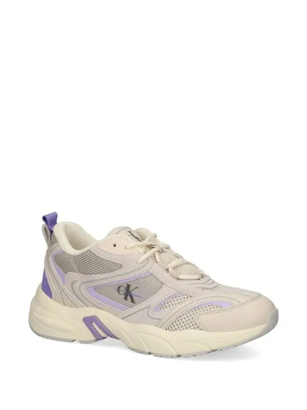 Calvin Klein Logo-print Sneakers - Neutrals