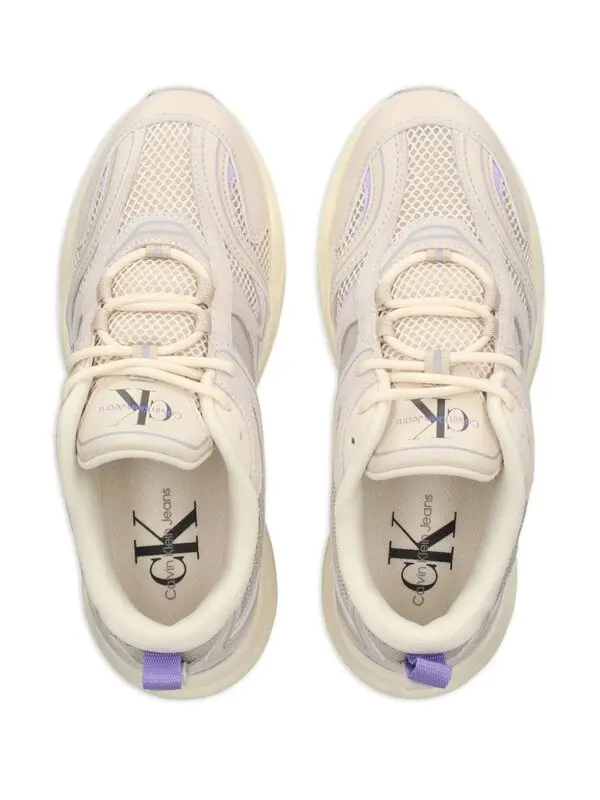 Calvin Klein Logo-print Sneakers - Neutrals