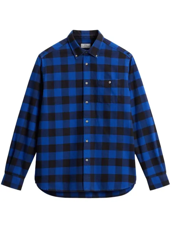 Woolrich Check Pattern Flannel Shirt