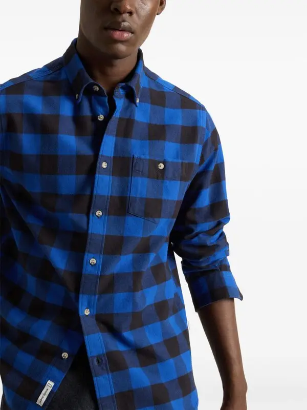 Woolrich Check Pattern Flannel Shirt
