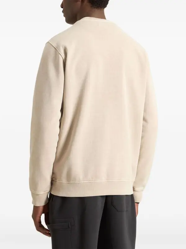 Woolrich Logo-embroidered Sweatshirt - Neutrals