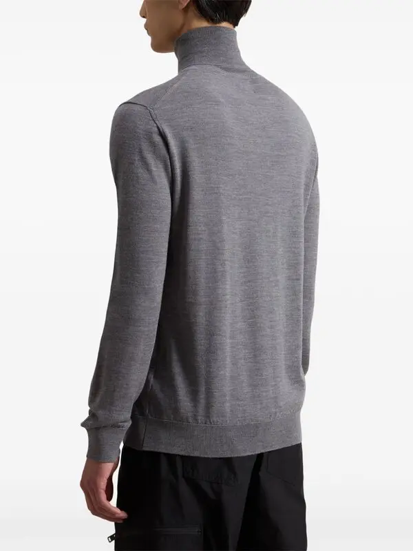 Woolrich Roll-neck Virgin Wool Sweater - Grey