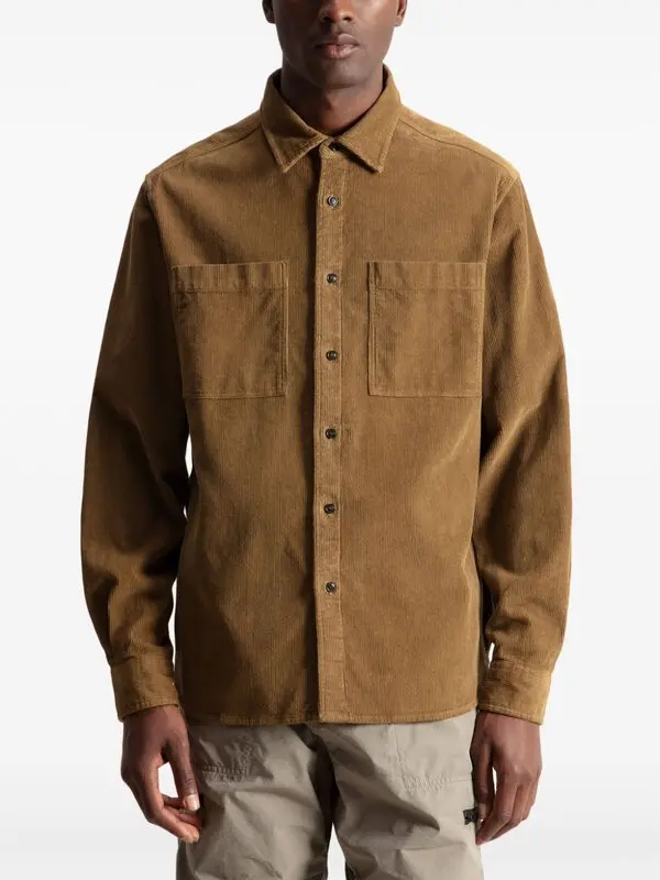 Woolrich Corduroy Buttoned Shirt - Brown