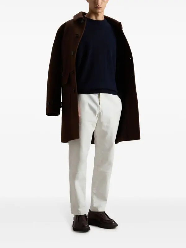 Woolrich Crew Neck Cashmere Jumper - Blue