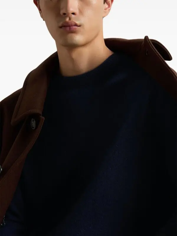Woolrich Crew Neck Cashmere Jumper - Blue