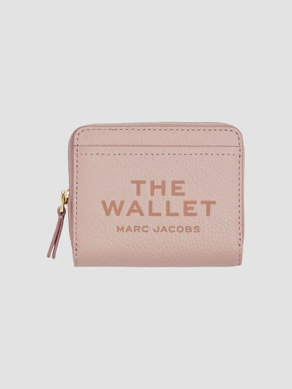 Marc Jacobs The Leather Mini Compact Wallet - Rose