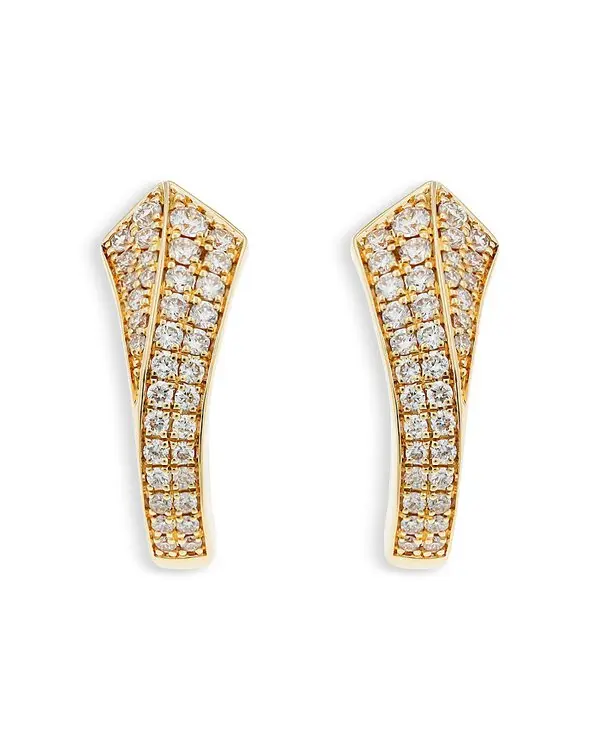 ALBERTO MILANI 18k Yellow 0.82 Tcw Diamond Earrings - Gold