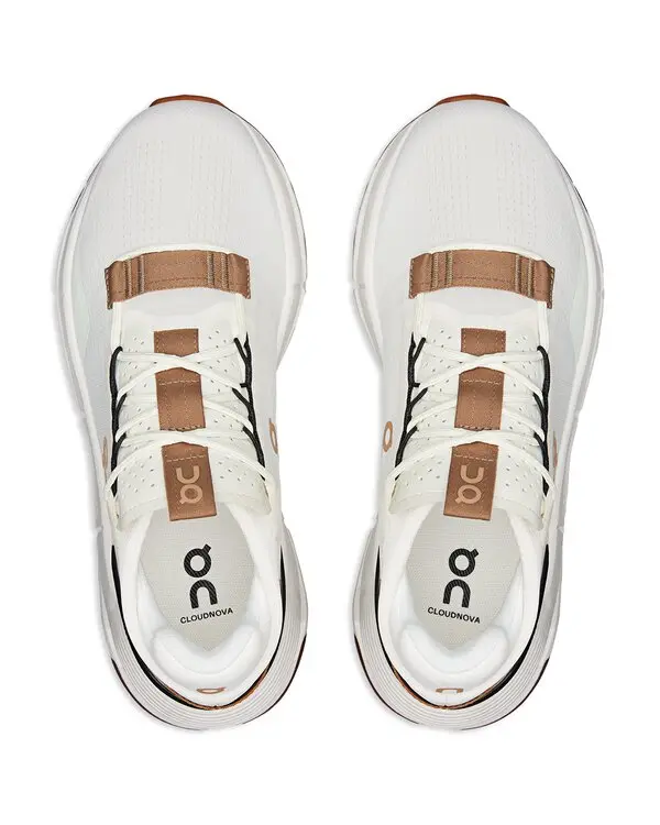 On Cloudnova 2 Sneakers - Ivory Sphinx