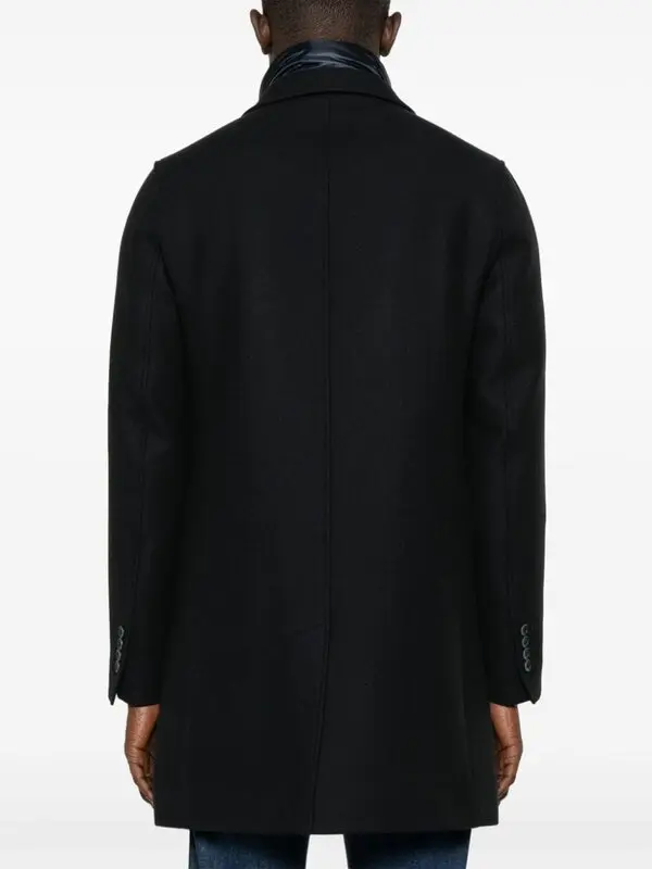 Herno Layered Coat - Blue